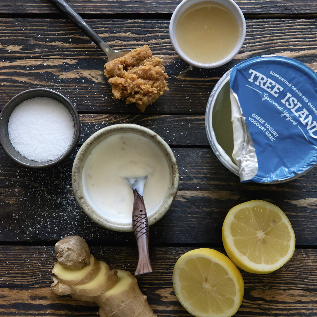 Lemon Miso Yogurt Dressing | Tree Island Yogurt