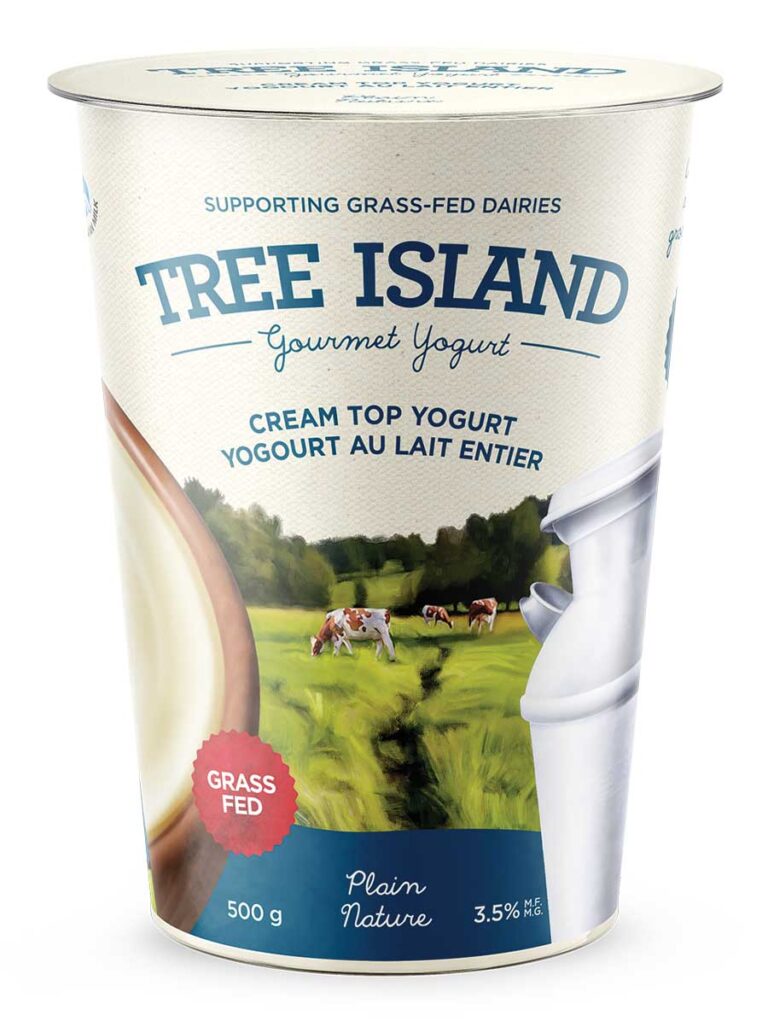 Plain ~ Cream Top Yogurt | Tree Island Yogurt
